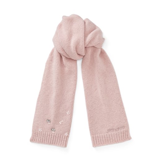 Sale > pink knit scarf > in stock